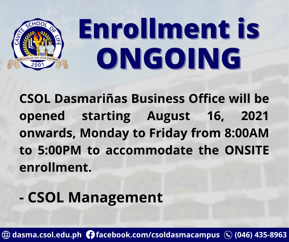 Cavite School of Life - Dasmariñas